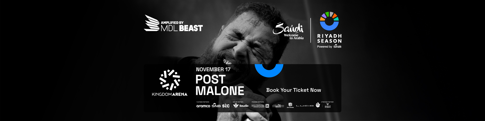 Don't miss the epic Post Malone concert at Riyadh Season