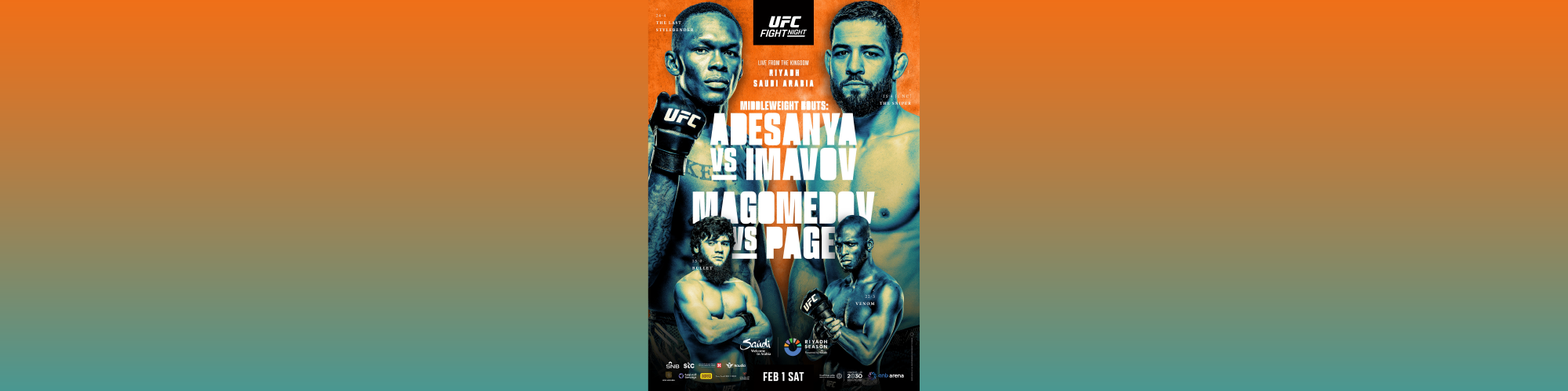 UFC Fight Night in Riyadh - Book Your Tickets Now